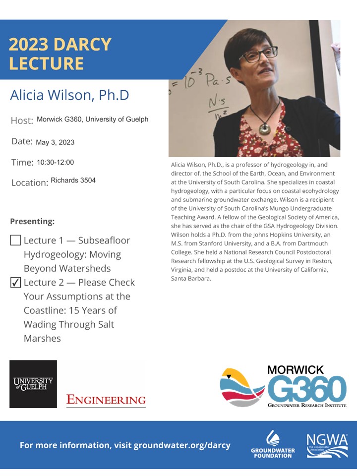 Join us May 3, 2023 for this years Darcy Lecture, with Dr. Alicia ...